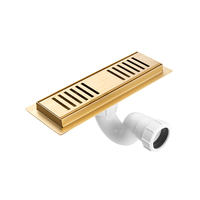 China Wholesale 250mm/500mm Gold Color Shower Floor Drain Supplier ...